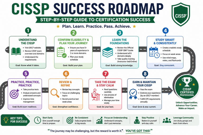 CISSP Success Roadmap: Step-by-Step Guide to Certification Success ...